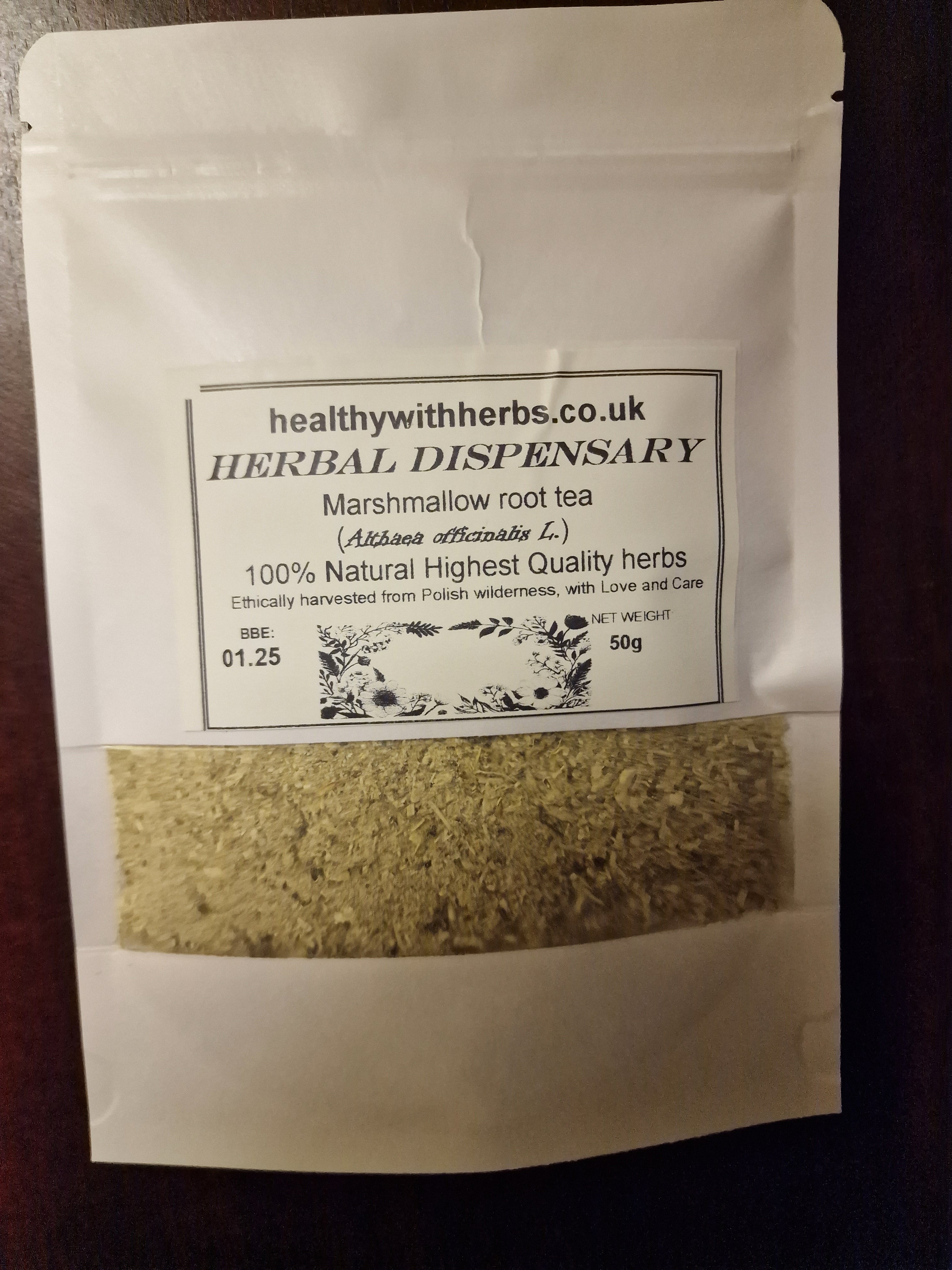 Marshmallow (Althaea officinalis) root tea – Botanical remedies ...