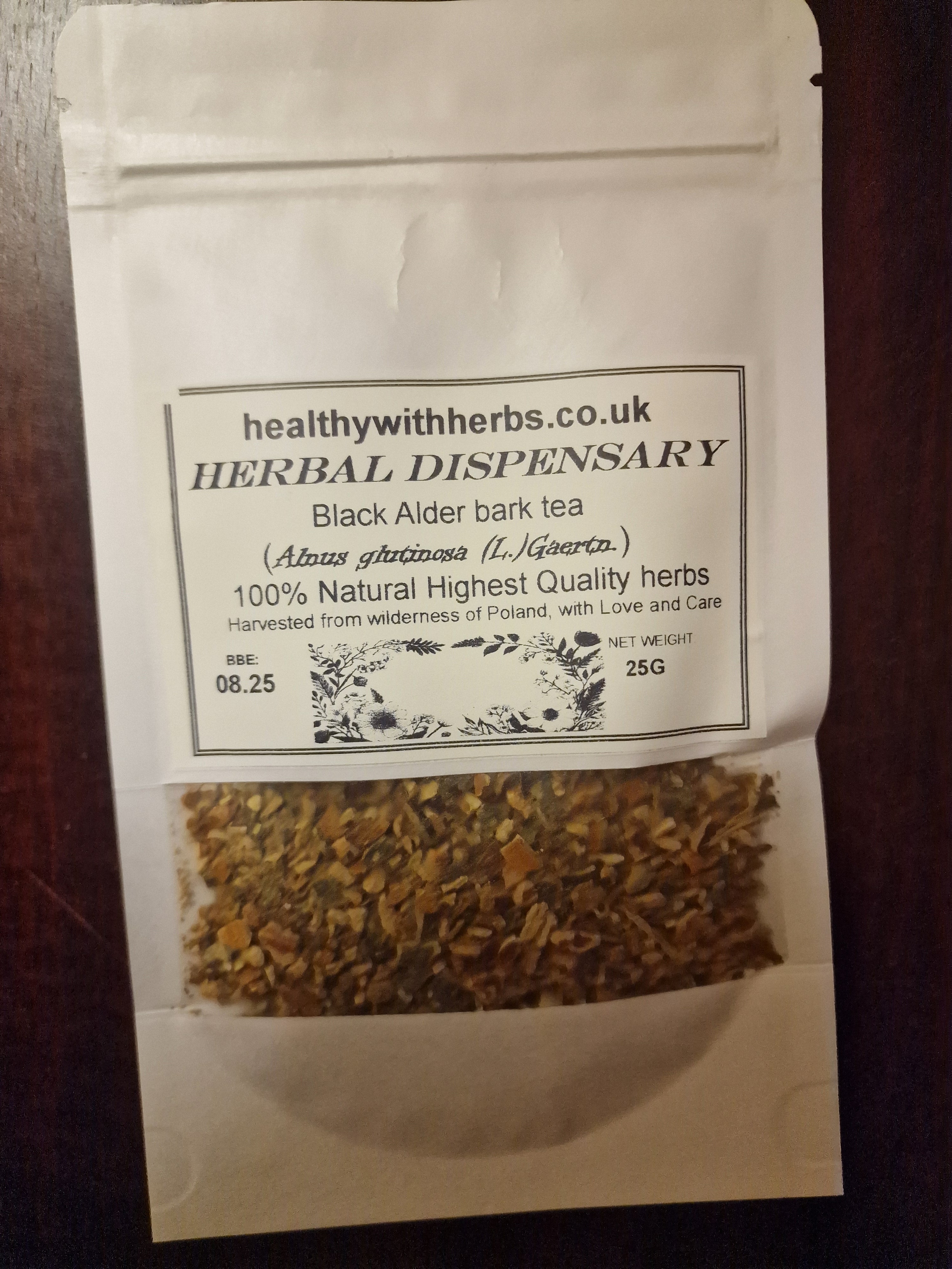 Black alder bark tea (Alnus glutinous (L.)Gaertn.) 10g-250g – Botanical ...