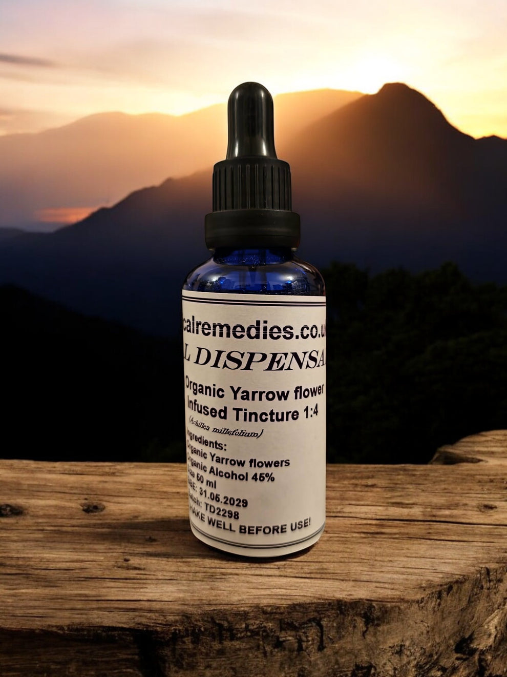 Organic Yarrow flower Tincture (Achillea millefolium)